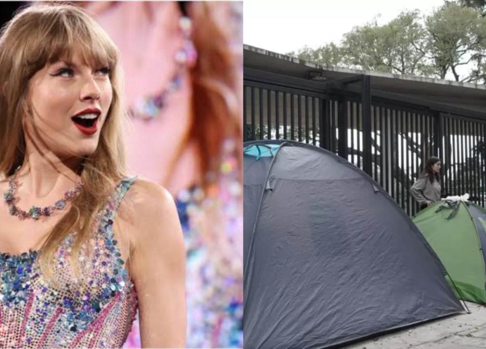 A 5 meses para ver a Taylor, fans acampan afuera del estadio