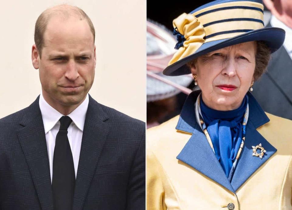 Los príncipes William y Ana harán los deberes reales en Reino Unido