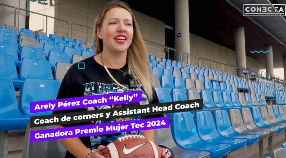 Coach Kelly: mujer pionera en el futbol americano colegial de México
